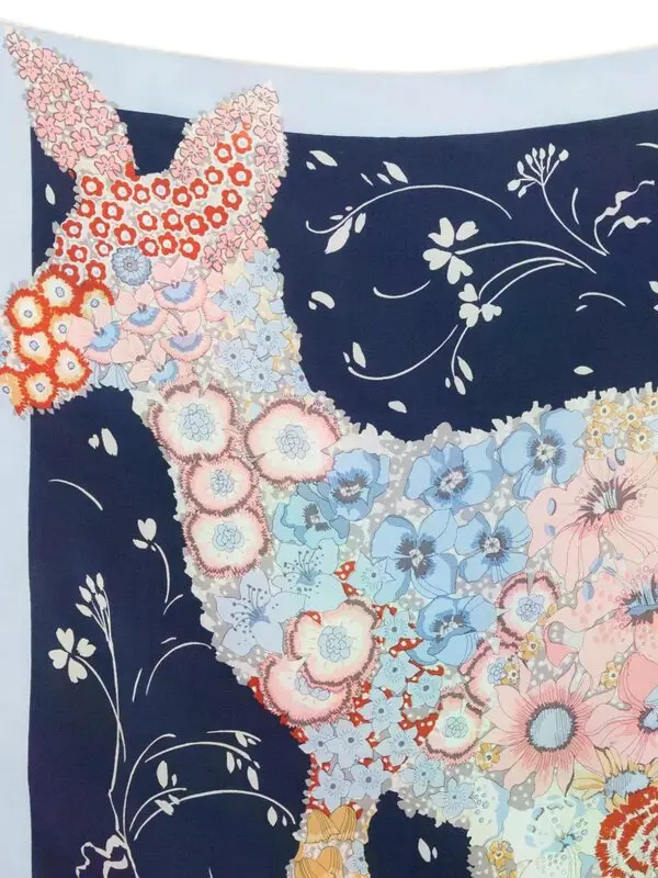 FERRAGAMO 1980s Silk Scarf
