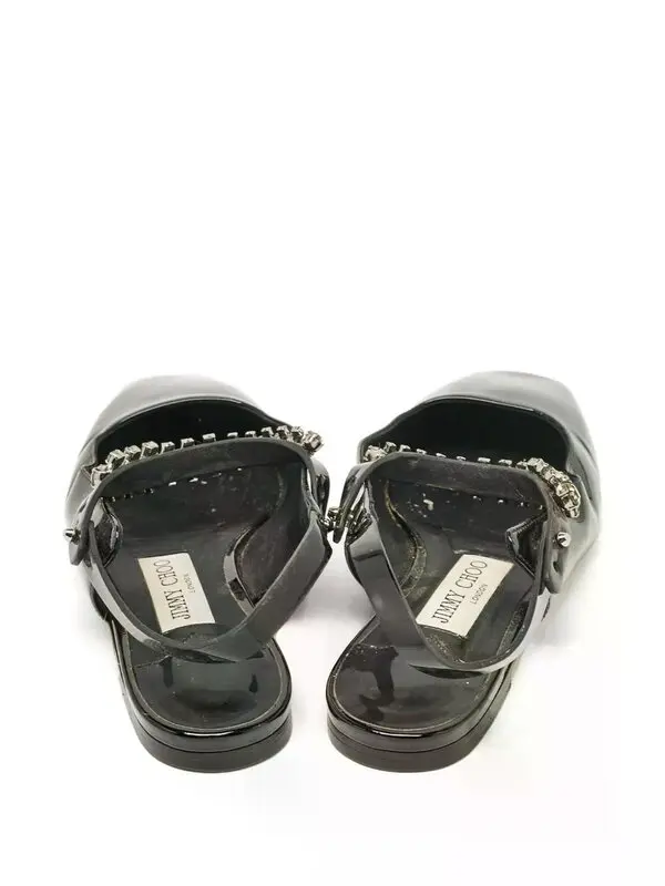 JIMMY CHOO Leather Ballet Flats