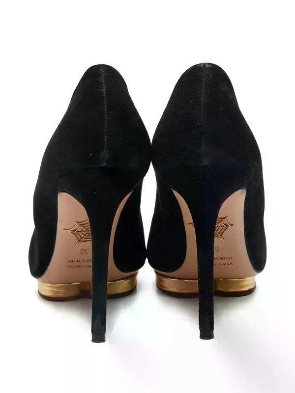 CHARLOTTE OLYMPIA 110mm Debbie Platform Suede Pumps