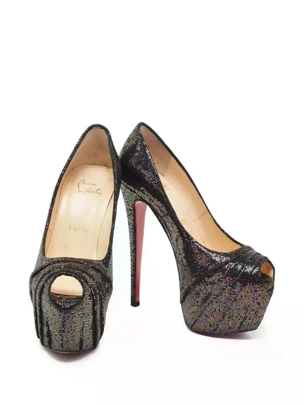 CHRISTIAN LOUBOUTIN 155mm Drapesse Spotlight Platform Pumps
