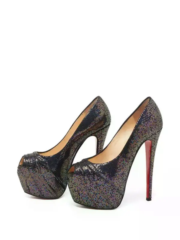 CHRISTIAN LOUBOUTIN 155mm Drapesse Spotlight Platform Pumps