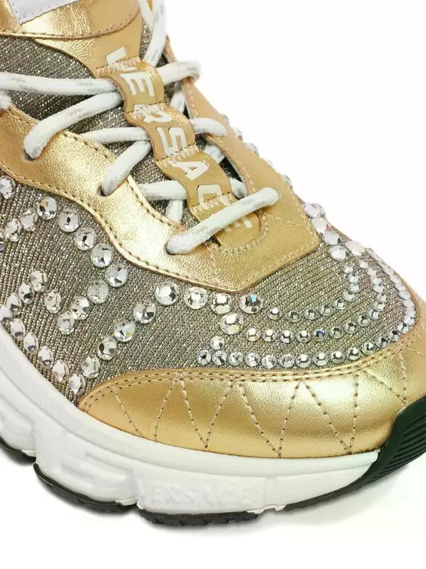 Versace 2024 Crystal Embellishment Sneakers