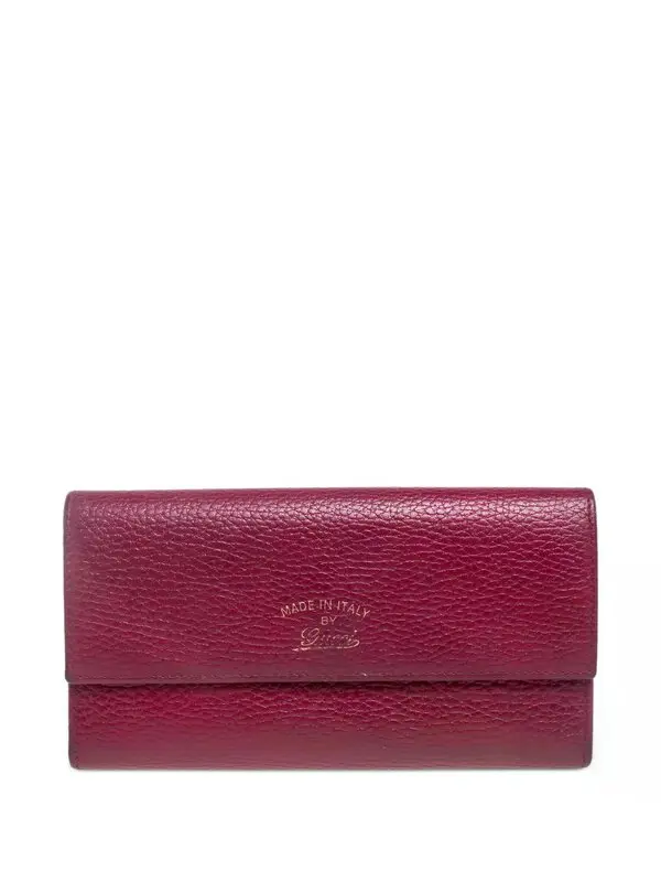 Gucci Leather Wallet - Red