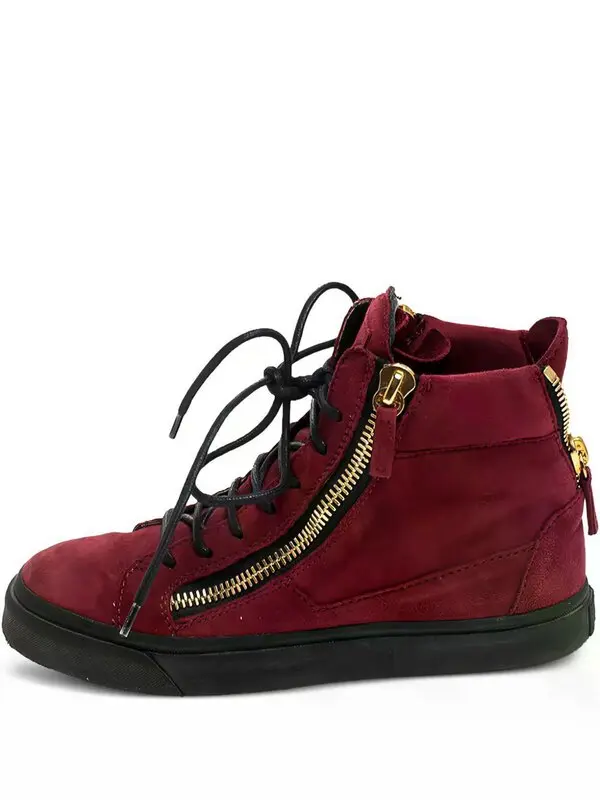 GIUSEPPE ZANOTTI High Top Sneakers - Red