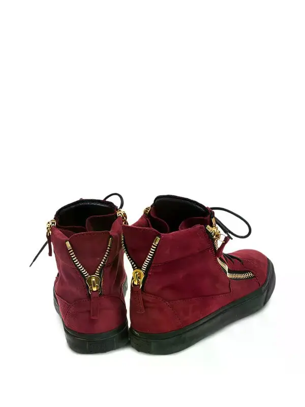 GIUSEPPE ZANOTTI High Top Sneakers - Red
