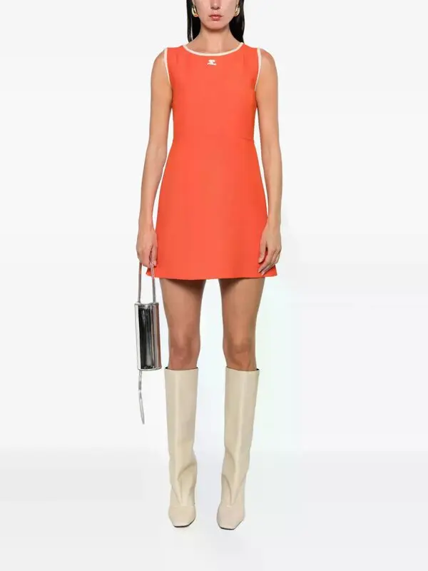 COURREGES 1970s Sleeveless Mini Dress