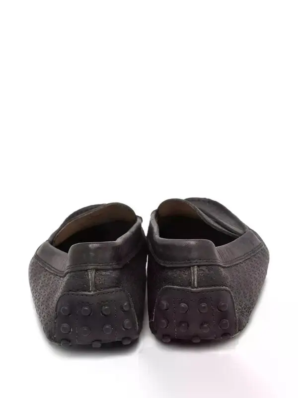 TOD'S Leather Loafers - Black
