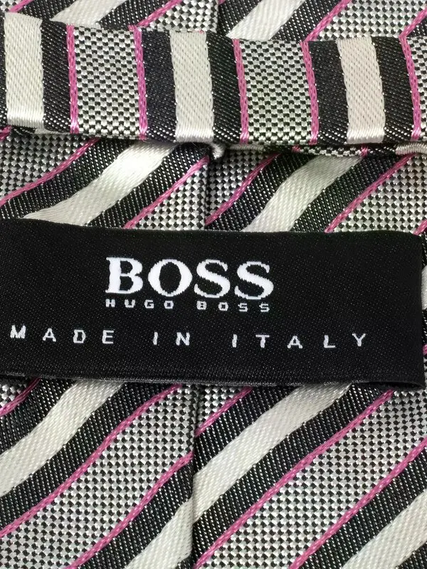 BOSS Diagonal Striped Silk Tie