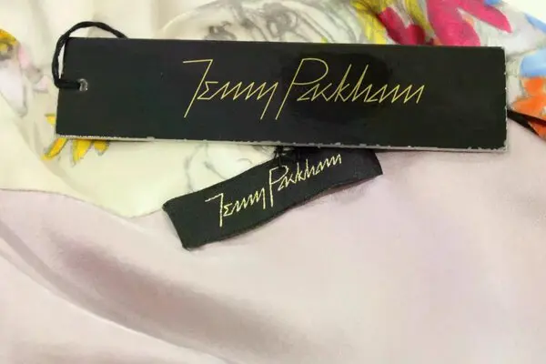 Jenny Packham Floral-border Robe