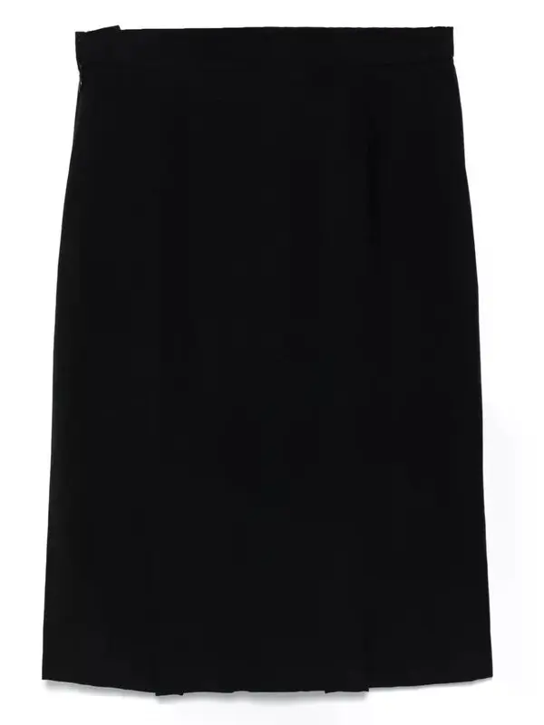 Givenchy X Alexander Mcqueen 1990s High-waisted Skirt