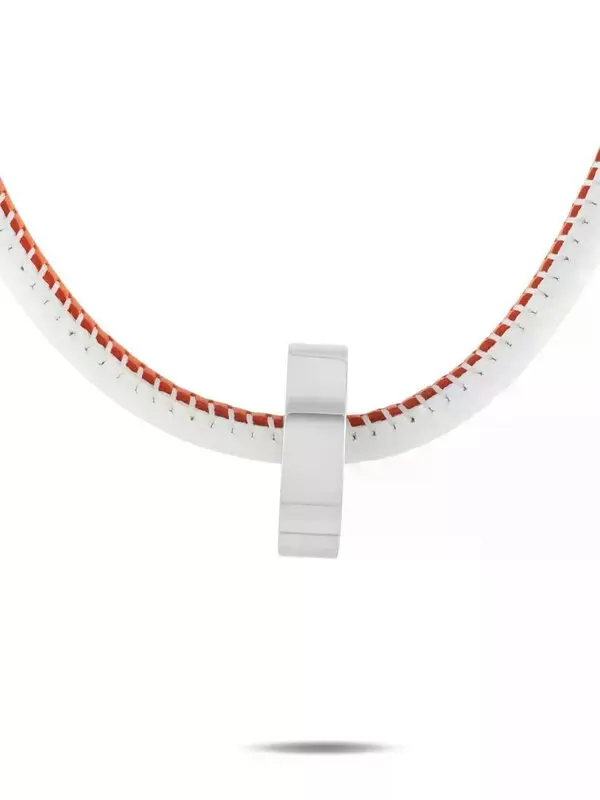 Calvin Klein Bearing Beaded Necklace - Silver