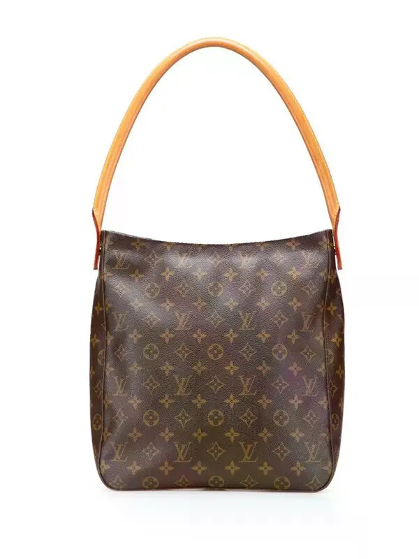 LOUIS VUITTON Monogram Looping Gm Shoulder Bag - Brown