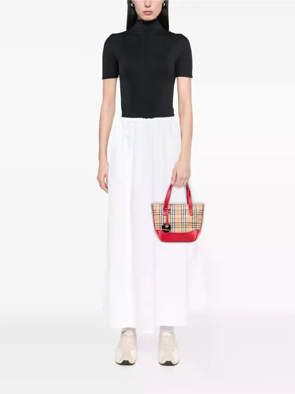 Burberry Haymarket Check Canvas Handbag