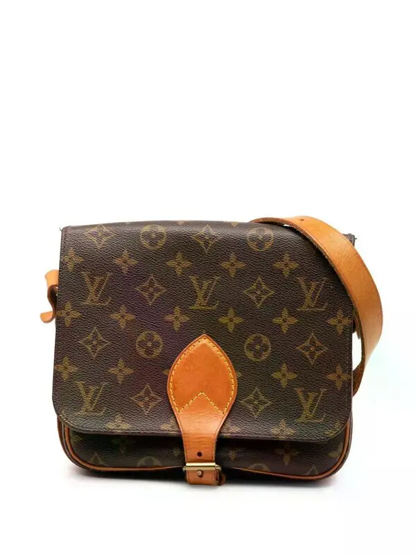 LOUIS VUITTON 1990 Monogram Cartouchiere Mm Crossbody Bag