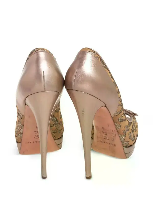 Casadei 145mm Leopard-print Platform Heels