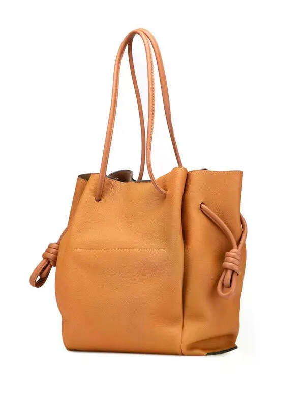 Loewe 2018 Medium Leather Flamenco Knot Tote Bag