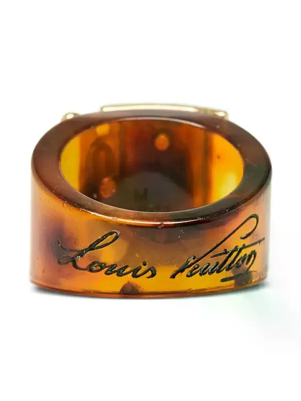 LOUIS VUITTON Logo-engraved Ring