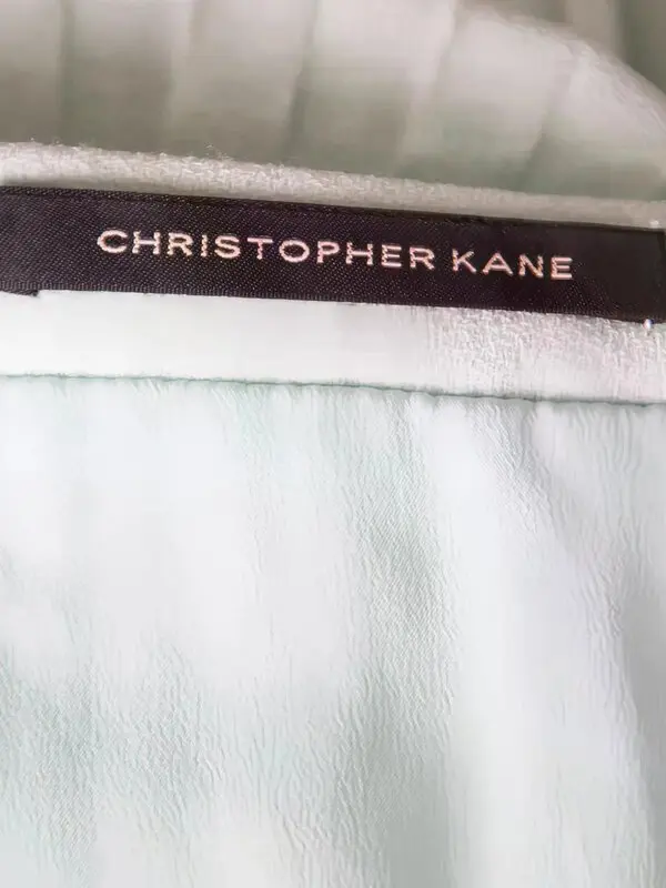 CHRISTOPHER KANE Pleated Wool Mini Skirt