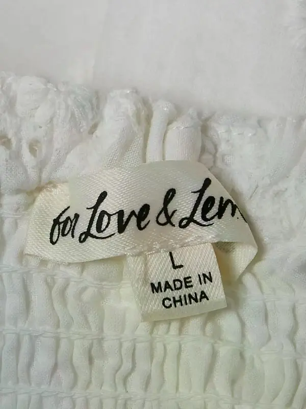 For Love & Lemons Embroidered Cotton Dress