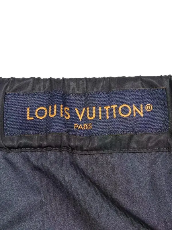 LOUIS VUITTON 2010s Damier Panel Track Pants
