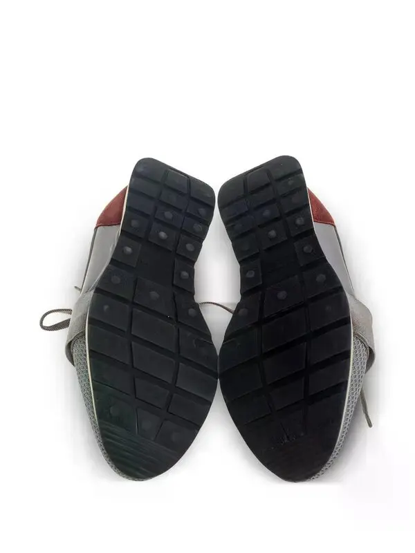 Balenciaga Mixed-material Athletic Sneakers - Grey