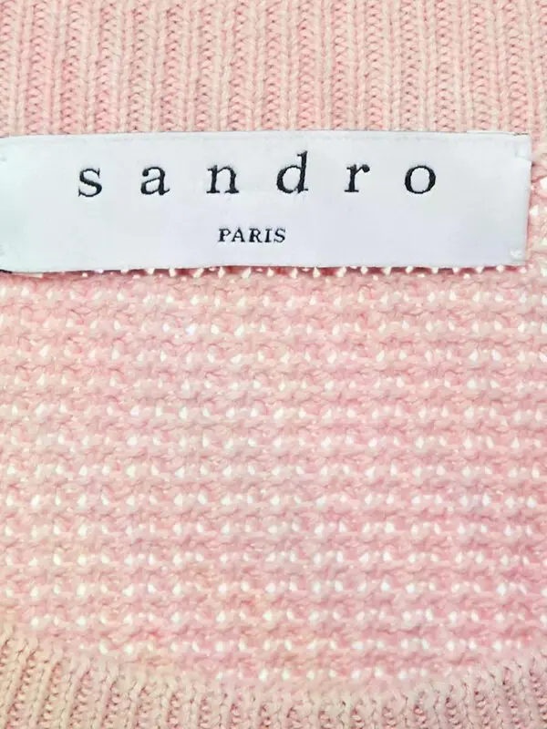 Sandro Cotton Knit Sweater