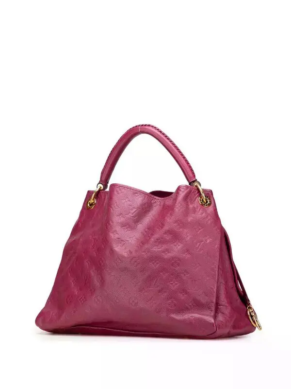LOUIS VUITTON Monogram Empreinte Artsy Mm Hobo Bag - Red