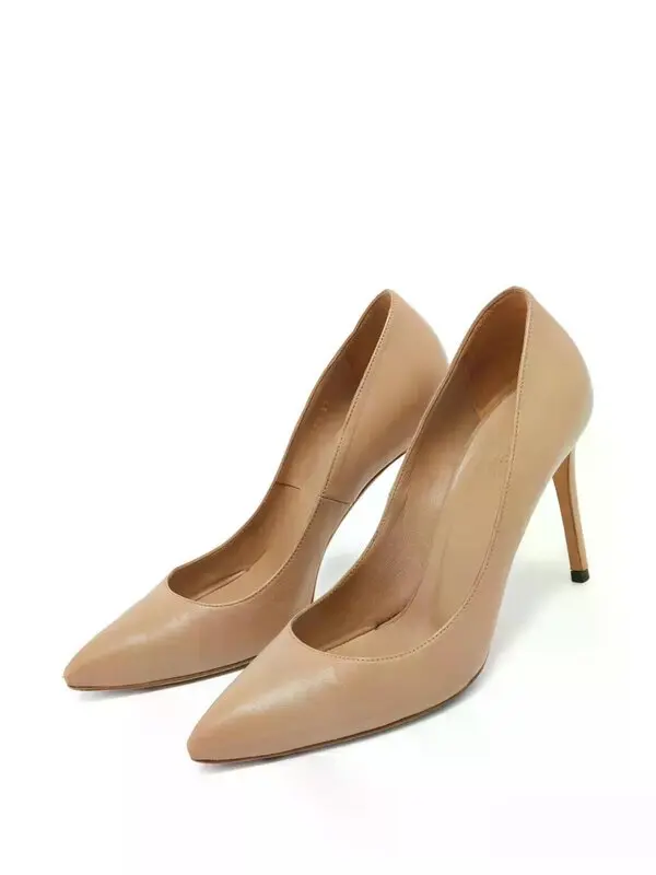 Gucci 100mm Leather Pumps