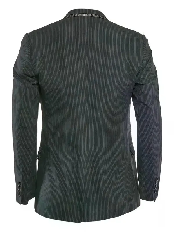 Dolce & Gabbana Striped Embellishment Blazer