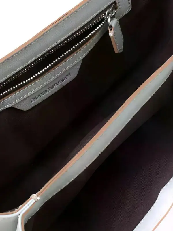 Emporio Armani Leather Flap Shoulder Bag