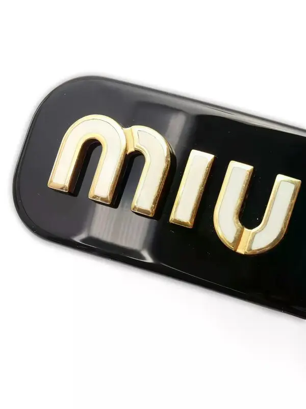 Miu Miu Logo Barrette