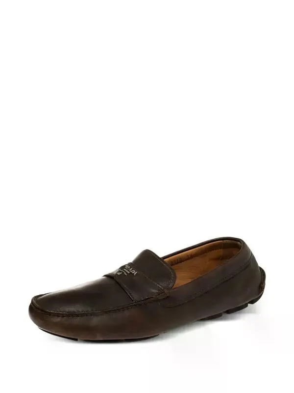 Prada Logo-lettering Loafers