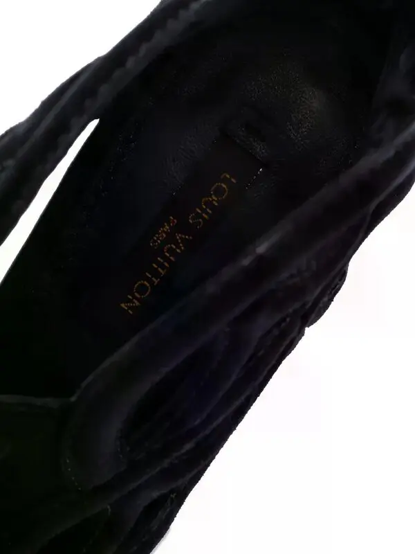 LOUIS VUITTON 120mm Monogram-cut Out Sandals