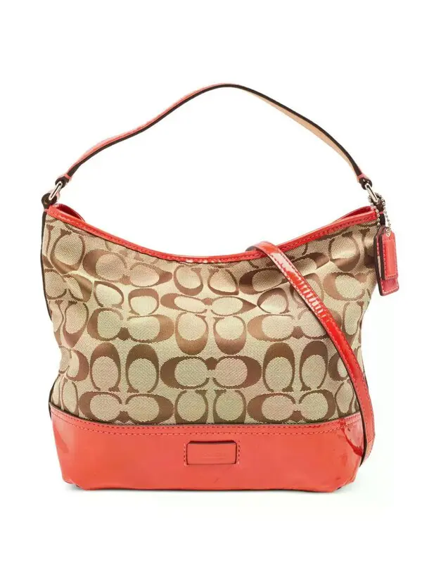 COACH VINTAGE Monogram-print Shoulder Bag