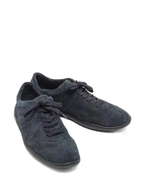 TOD'S Suede Lace-up Sneakers - Blue