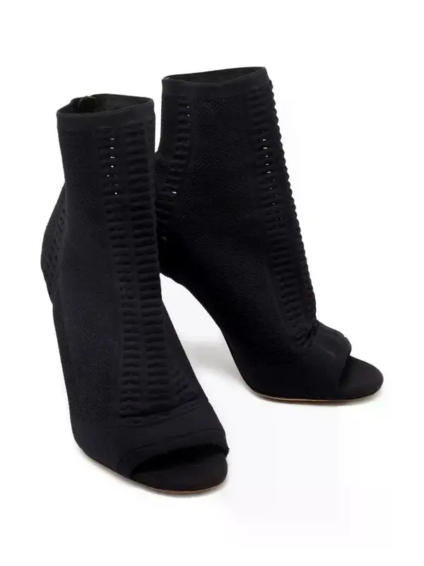 GIANVITO ROSSI 110mm Peep-toe Ankle Boots