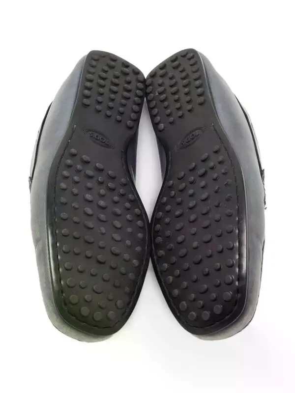 TOD'S Leather Loafers - Grey