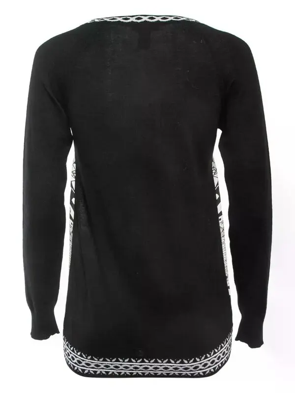 Roberto Cavalli Geometric-pattern V-neck T-shirt
