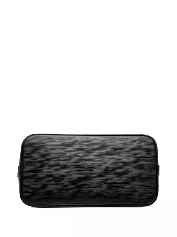LOUIS VUITTON Epi Alma Pm Handbag - Black