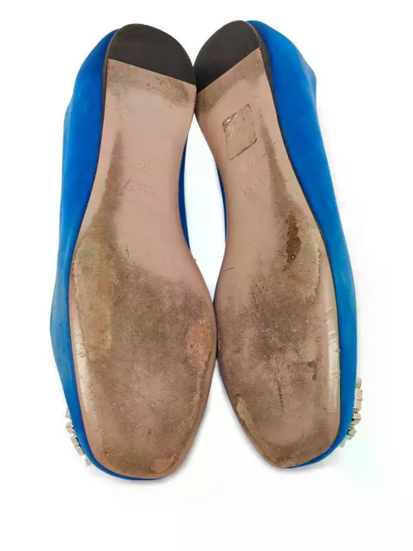 Gucci Interlocking-g Ballet Flats - Blue