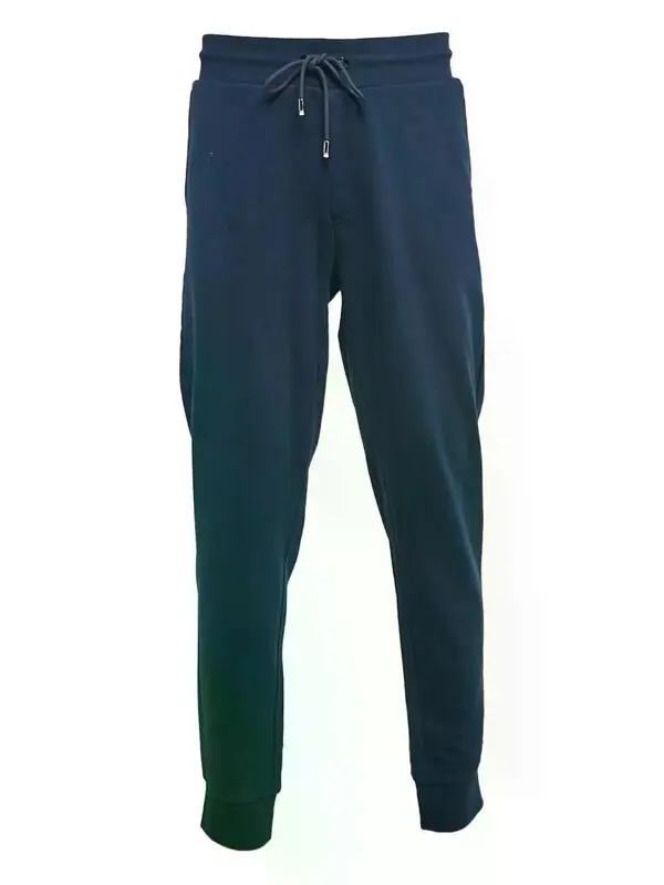 BOSS Cotton Drawstring Trousers - Blue