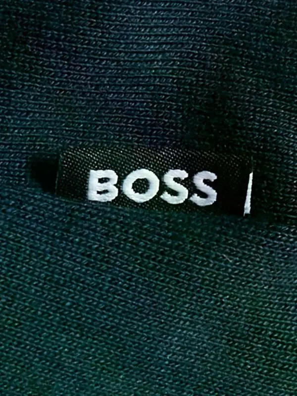 BOSS Cotton Drawstring Trousers - Blue