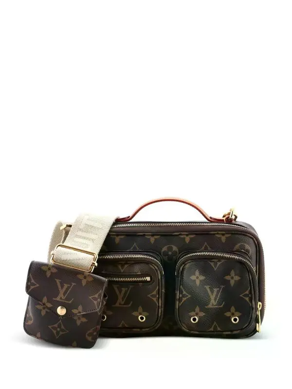 LOUIS VUITTON Utility Monogram Canvas Crossbody Bag - Brown