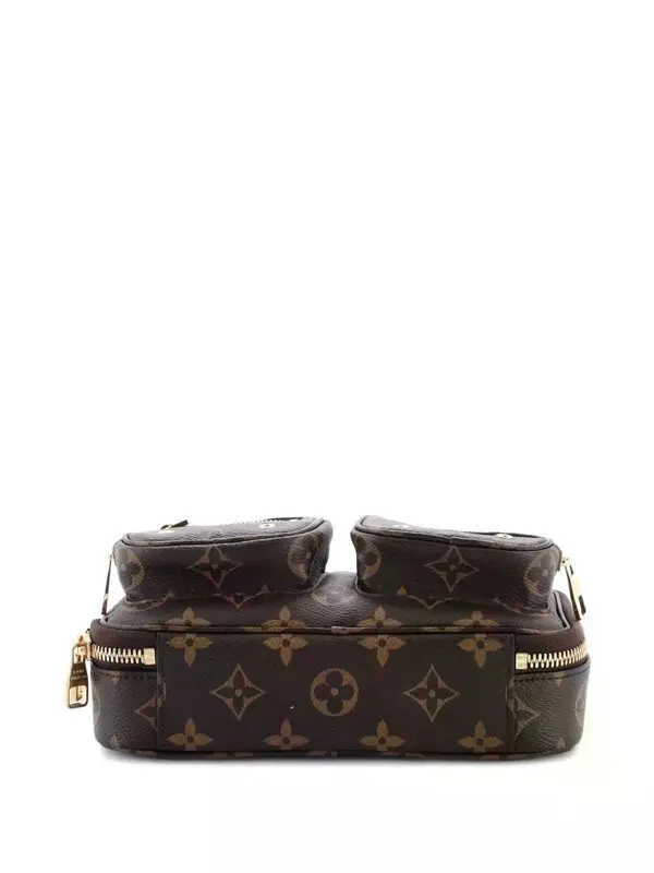 LOUIS VUITTON Utility Monogram Canvas Crossbody Bag - Brown