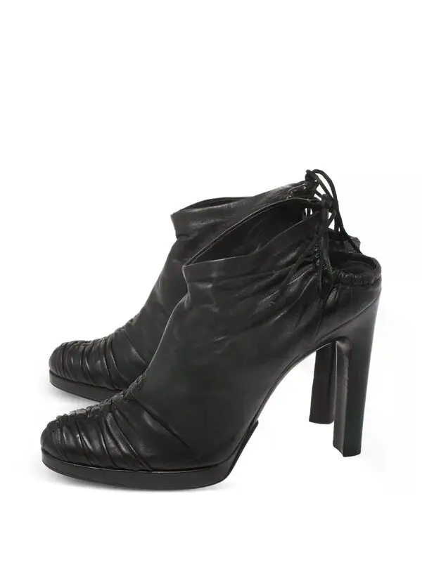 Gucci 120mm Leather Ankle Boots