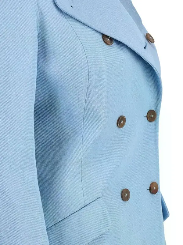 JIL SANDER Double-breasted Cotton-blend Coat