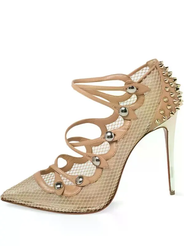 CHRISTIAN LOUBOUTIN 115mm Spiked Pumps - Neutrals