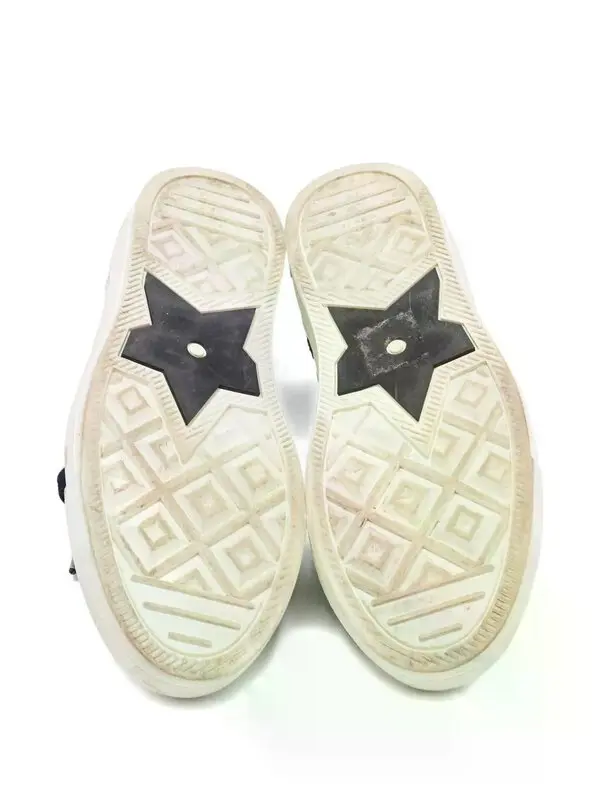 Dior Panelled Oblique High-top Sneakers