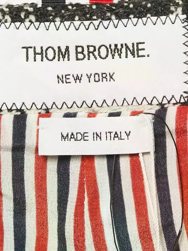 Thom Browne Check-pattern Tweed Skirt