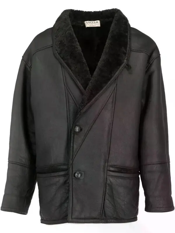 A.N.G.E.L.O. VINTAGE CULT 1980s Double-breasted Shearling Jacket